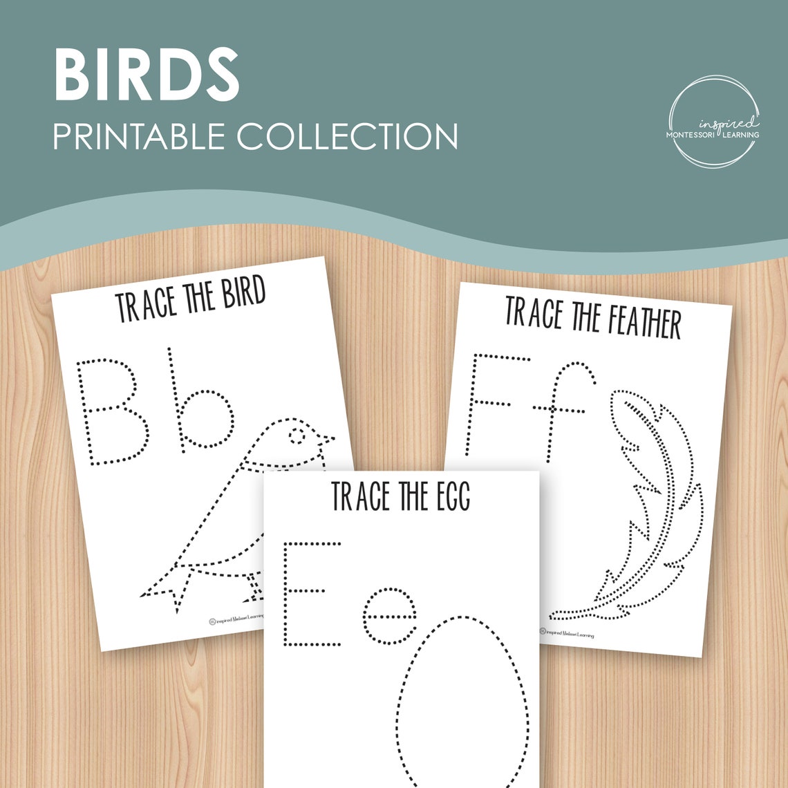 Birds Printable Collection, Montessori Inspired Animal Activity for ...
