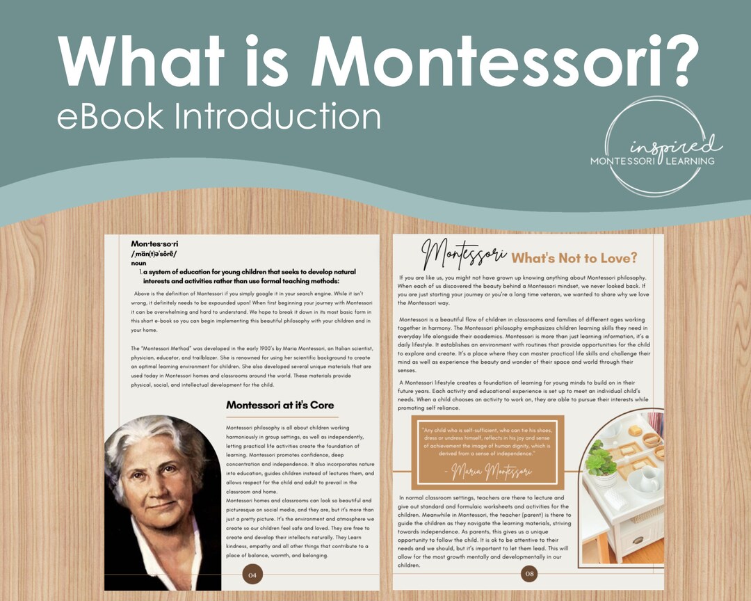 What is Montessori? - Maria Montessori - Introduction to the Montessori ...