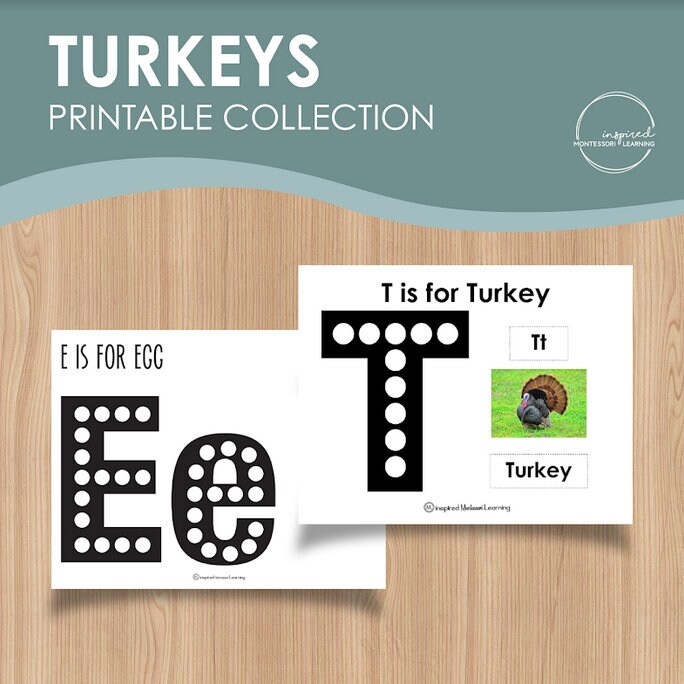 Turkey Printable Collection, Thanksgiving Activity, Fall Activity ...