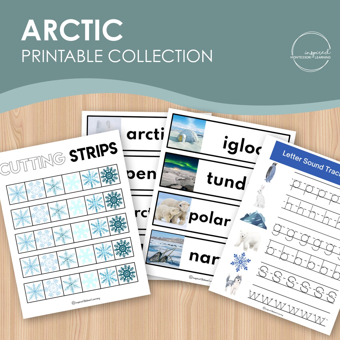 Arctic Printable Collection, Winter Printable, Winter Kids Crafts ...