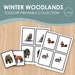 Winter Woodland Toddler Mini Printable Collection, Toddler Activity ...