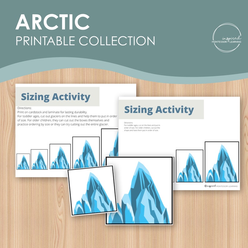 Arctic Printable Collection, Winter Printable, Winter Kids Crafts ...