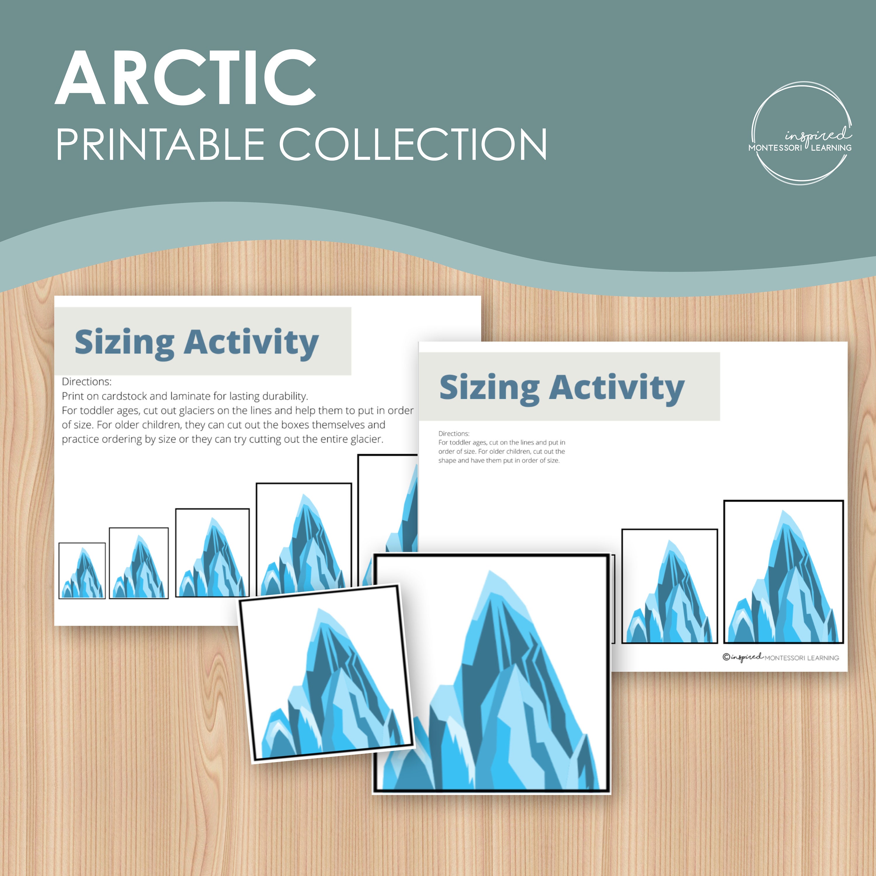 Arctic Printable Collection, Winter Printable, Winter Kids Crafts ...