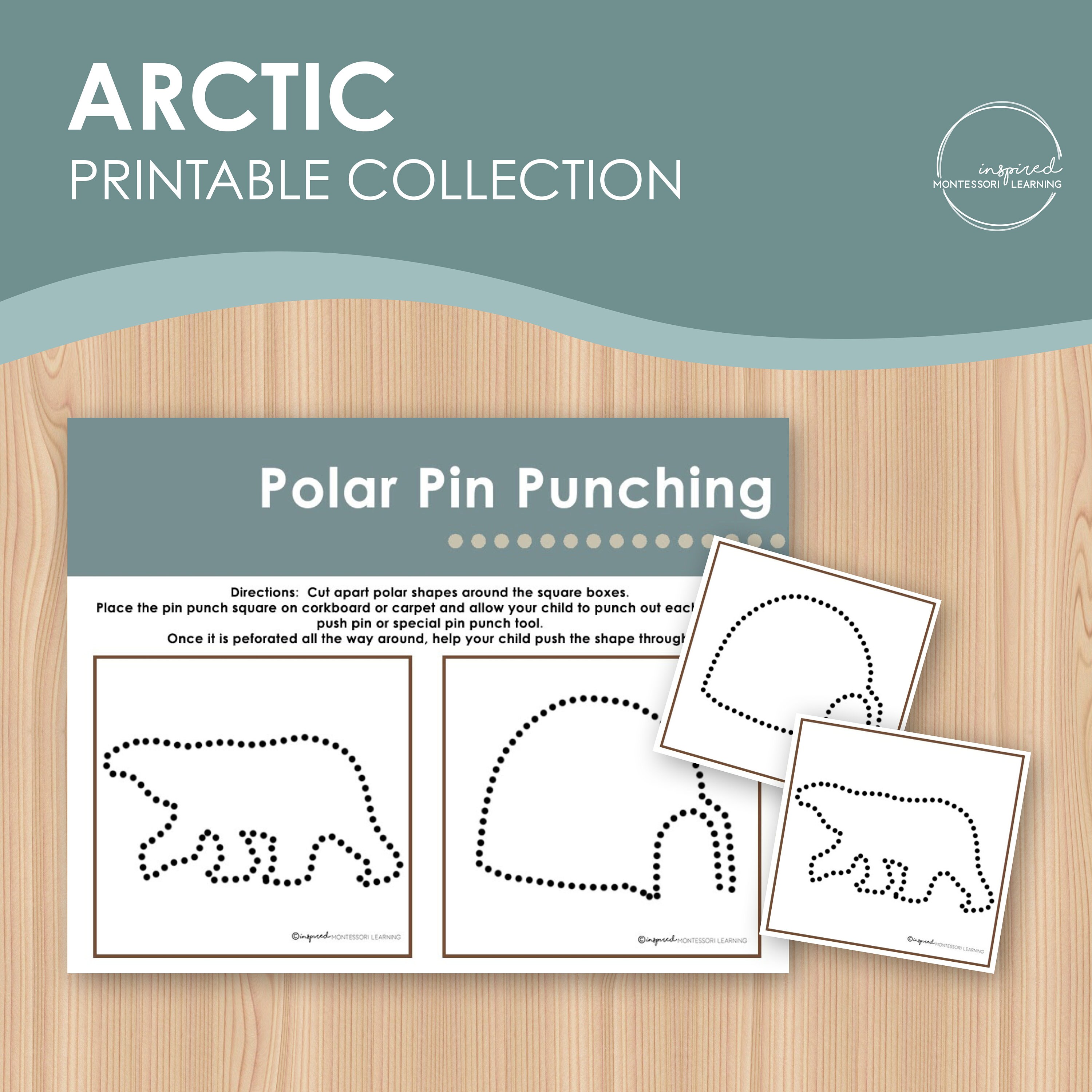 Arctic Printable Collection, Winter Printable, Winter Kids Crafts ...