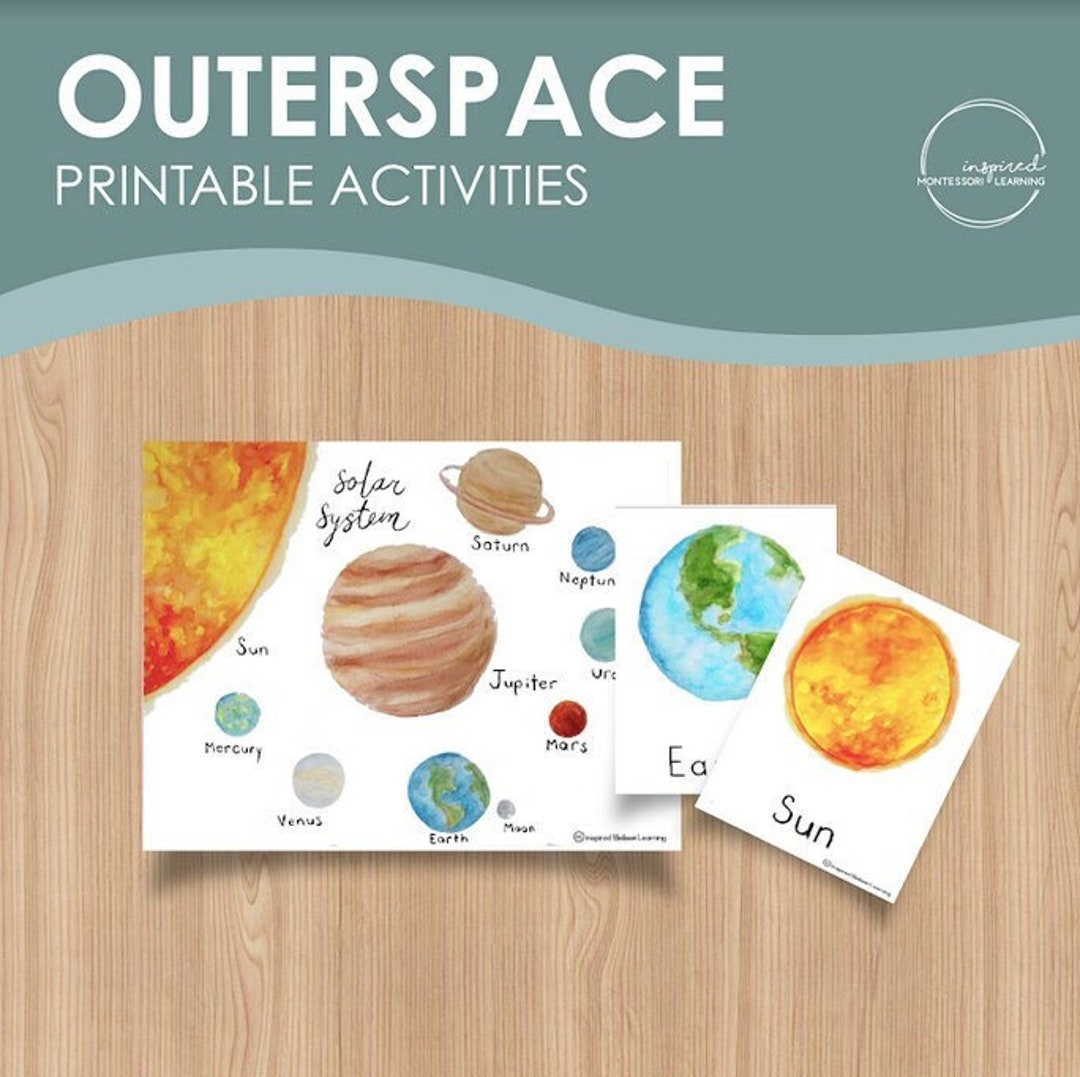 Space and Astronaut Printables, Homeschool Worksheets, Preschool ...