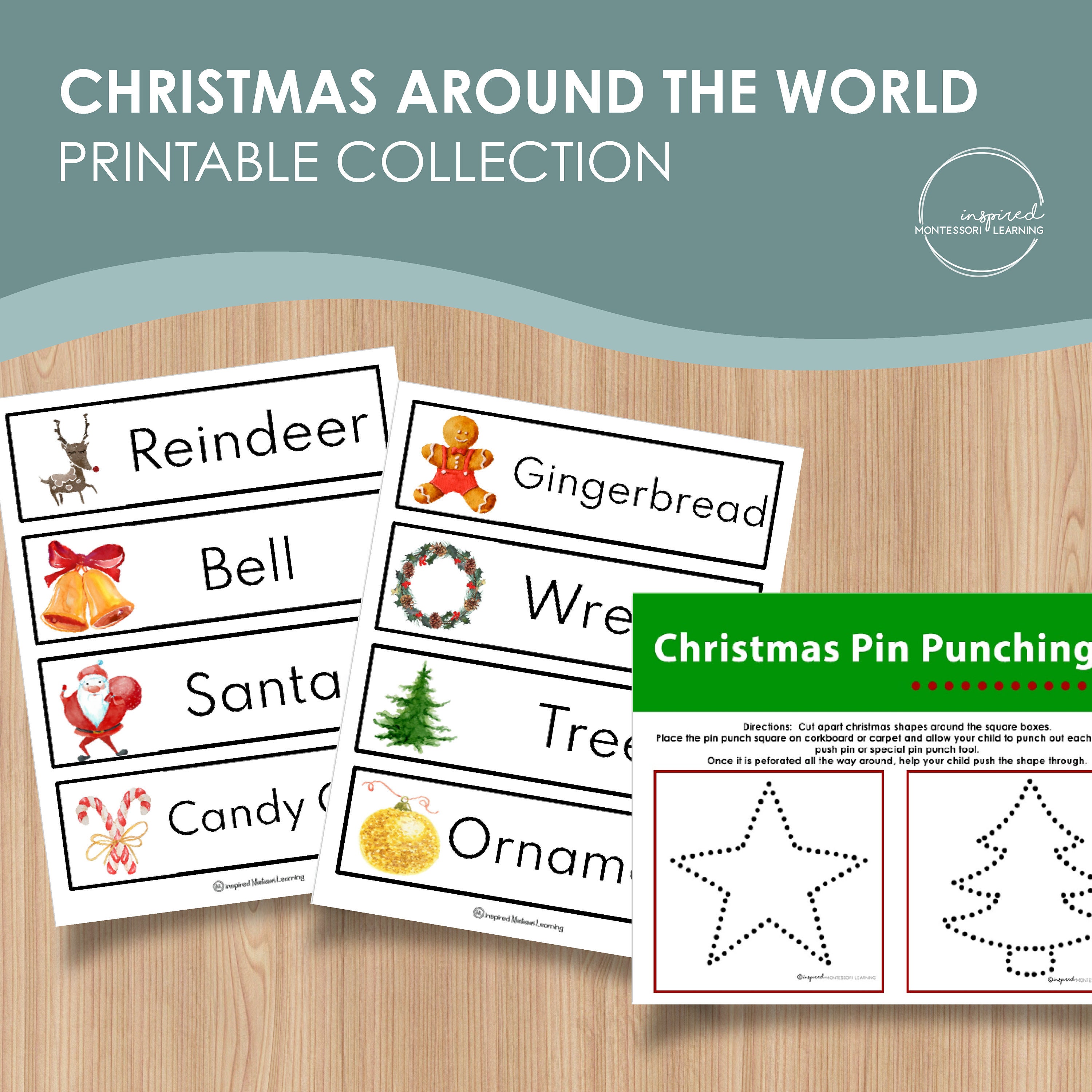 Christmas Around the World Printables, Christmas Activity for Kids ...