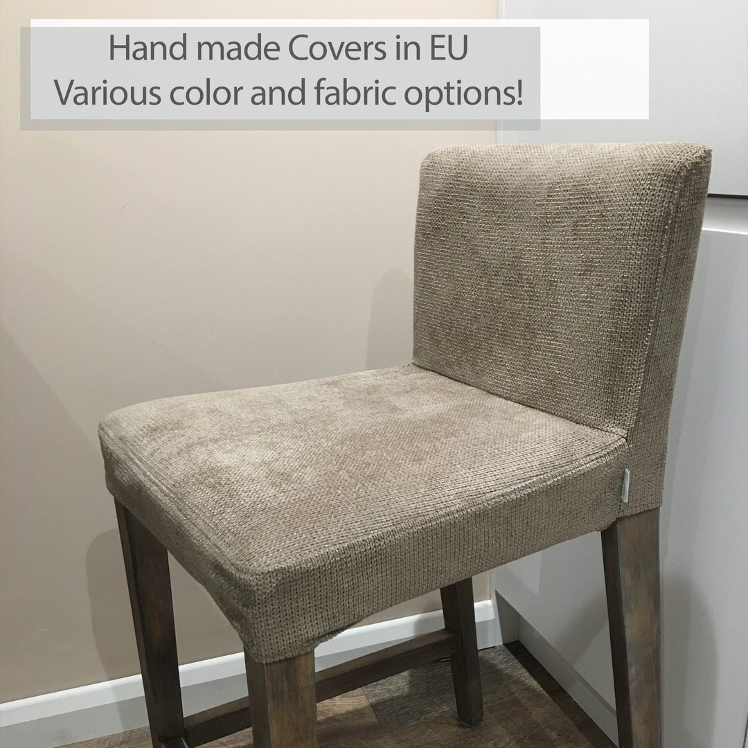 HENRIKSDAL Bar Stool Chair Cover Slipcover Hand Made With - Etsy