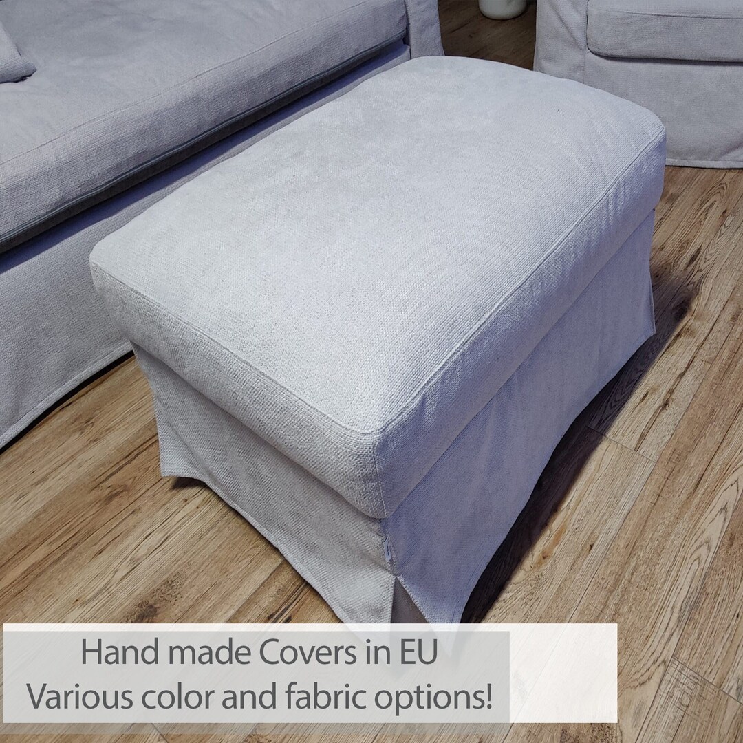 FARLOV Footstool Slipcover Hand Made With Multiple Color and Fabric ...
