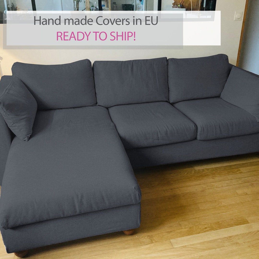 Ready to Ship Covers FINNALA Sofa With Chaise Longue Fabric CSMR Stain ...
