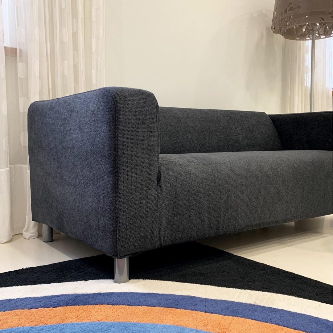 KLIPPAN 2 seat Sofa Cover Slipcover Hand Made With Multiple Color and Fabric Options Custom Made to Fit Klippan Couch Etsy