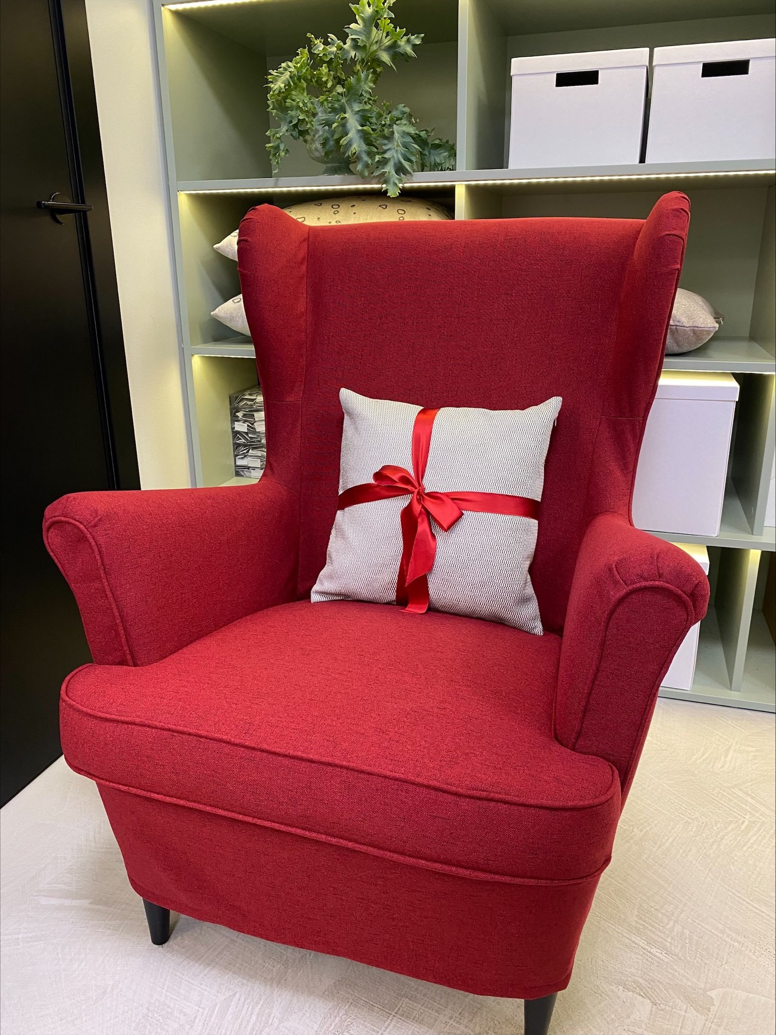 STRANDMON Armchair Cover Slipcover Hand Made With Multiple - Etsy UK