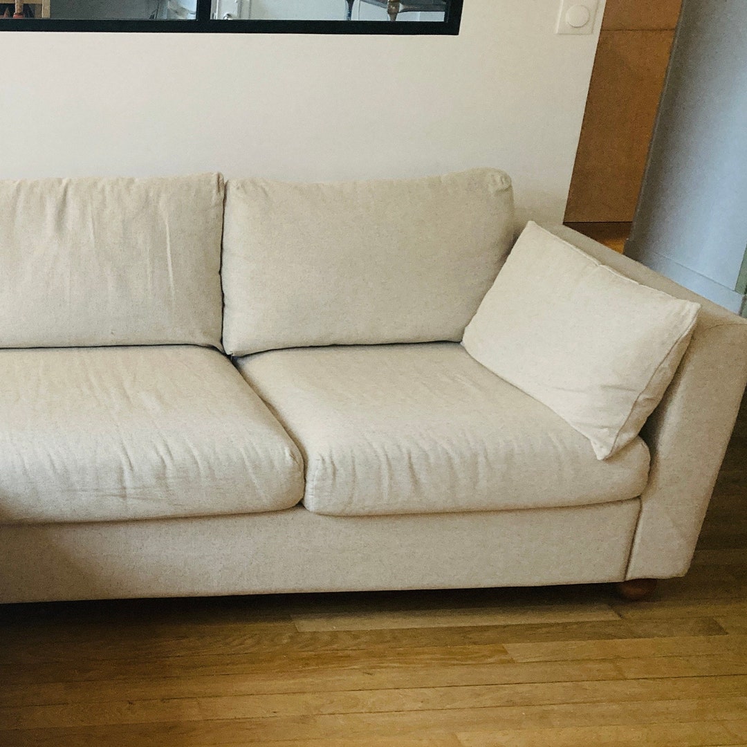 FINNALA 2-seat Sofa Cover With Without Armrests Slipcover Hand Made ...