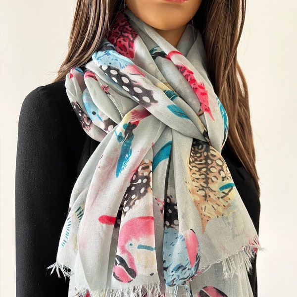 Bird Scarf - Etsy UK
