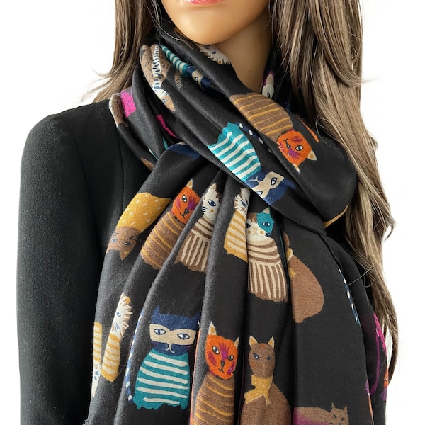Cat Scarf - Etsy