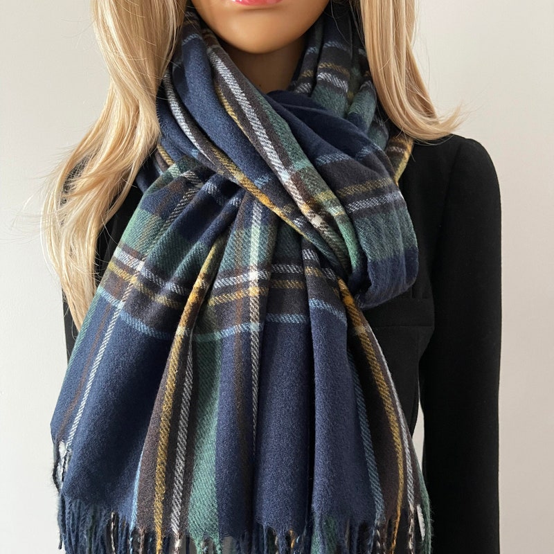 Plaid Scarf - Etsy