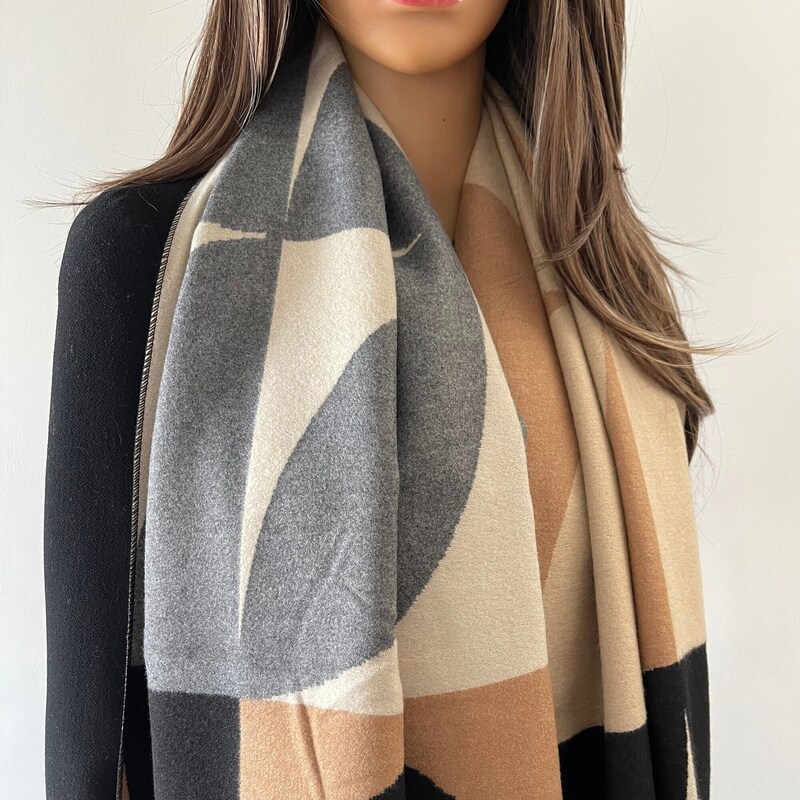 Beige Scarf - Etsy