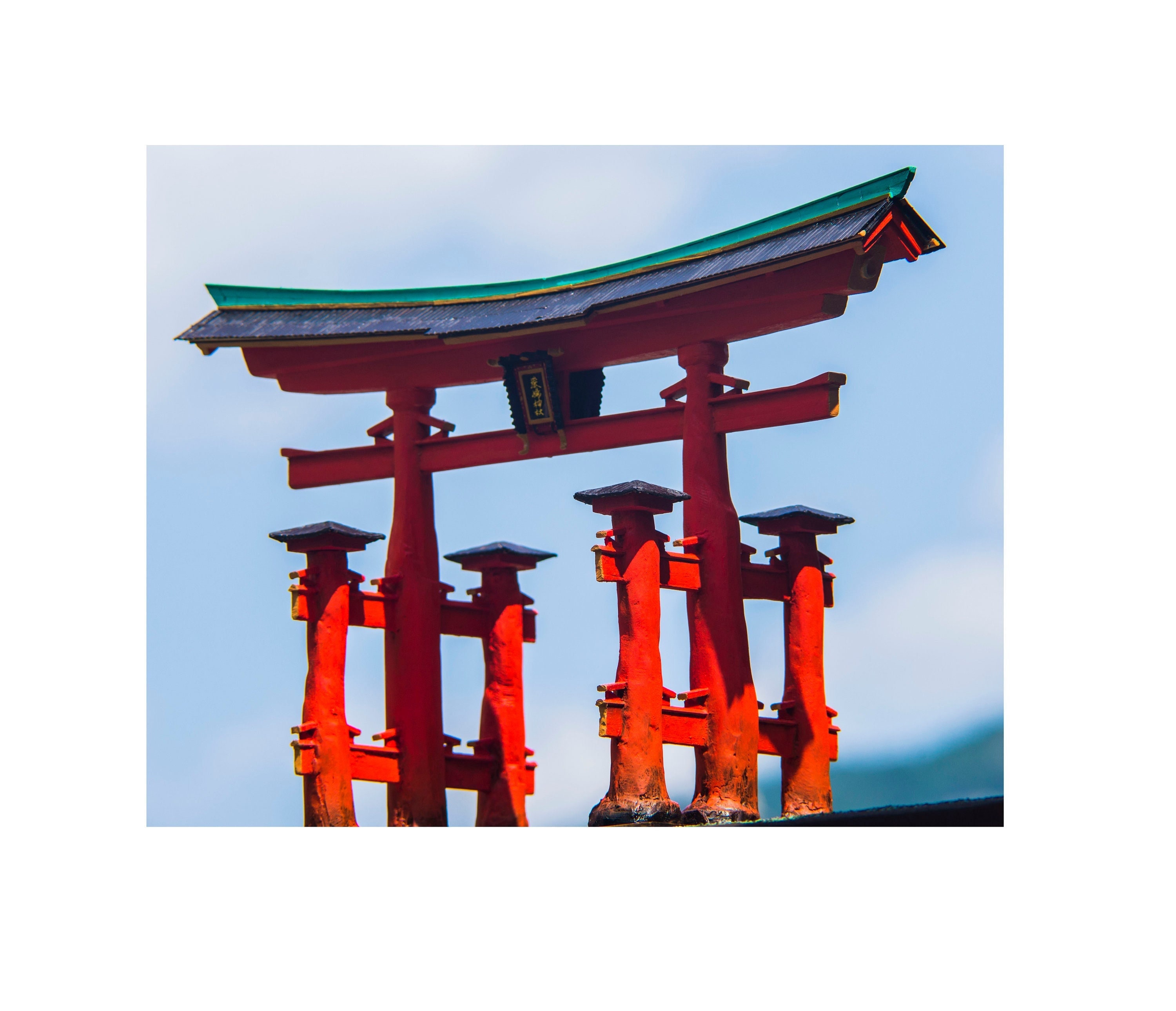 Floating Torii Gate, Japan Red Shrine, Shintoism, Japanese Folk ...