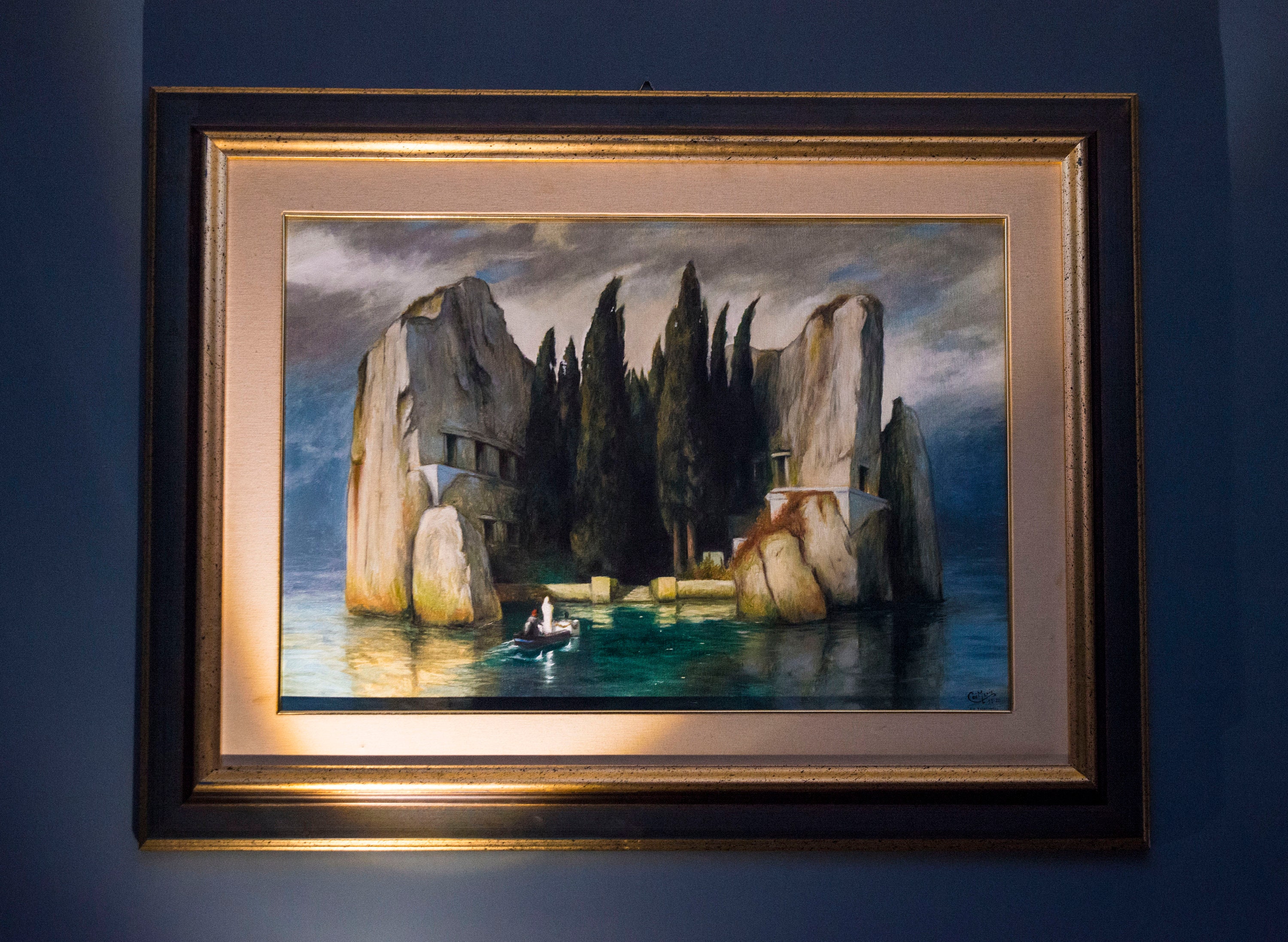 The Isle of the Dead, Die Toteninsel, Author's Copy, Arnold Böcklin ...