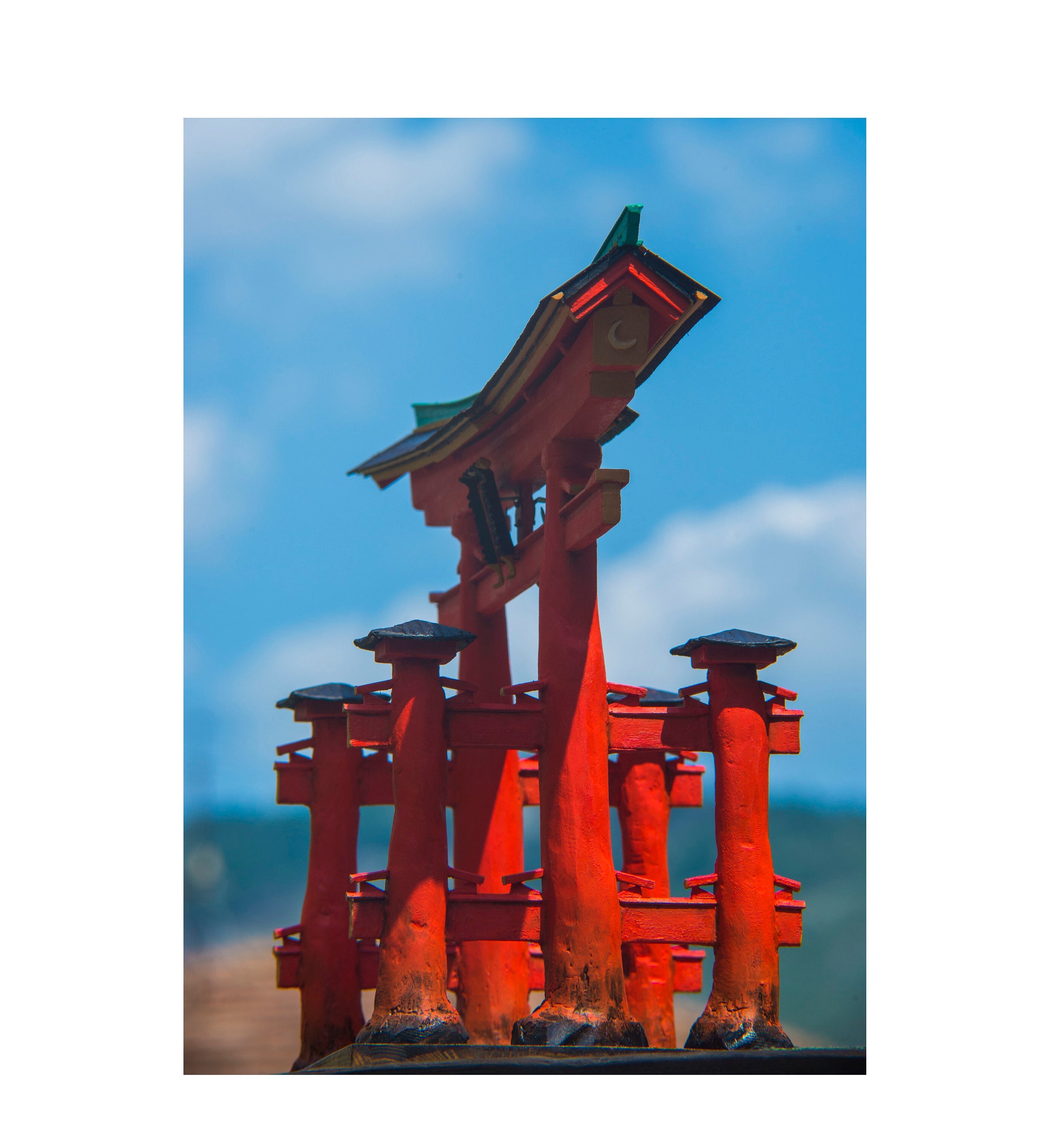 Floating Torii Gate, Japan Red Shrine, Shintoism, Japanese Folk ...