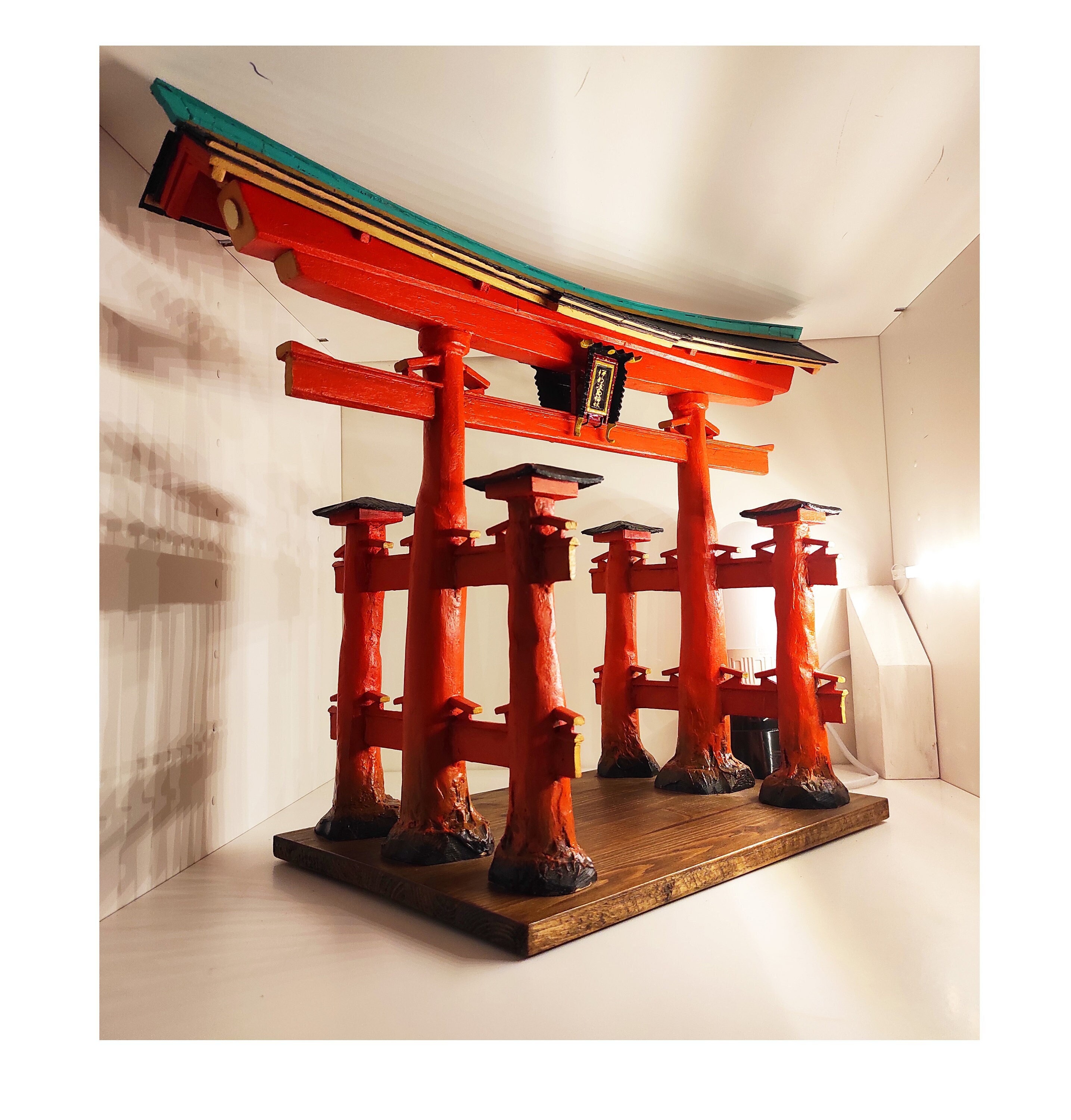 Floating Torii Gate, Japan Red Shrine, Shintoism, Japanese Folk ...