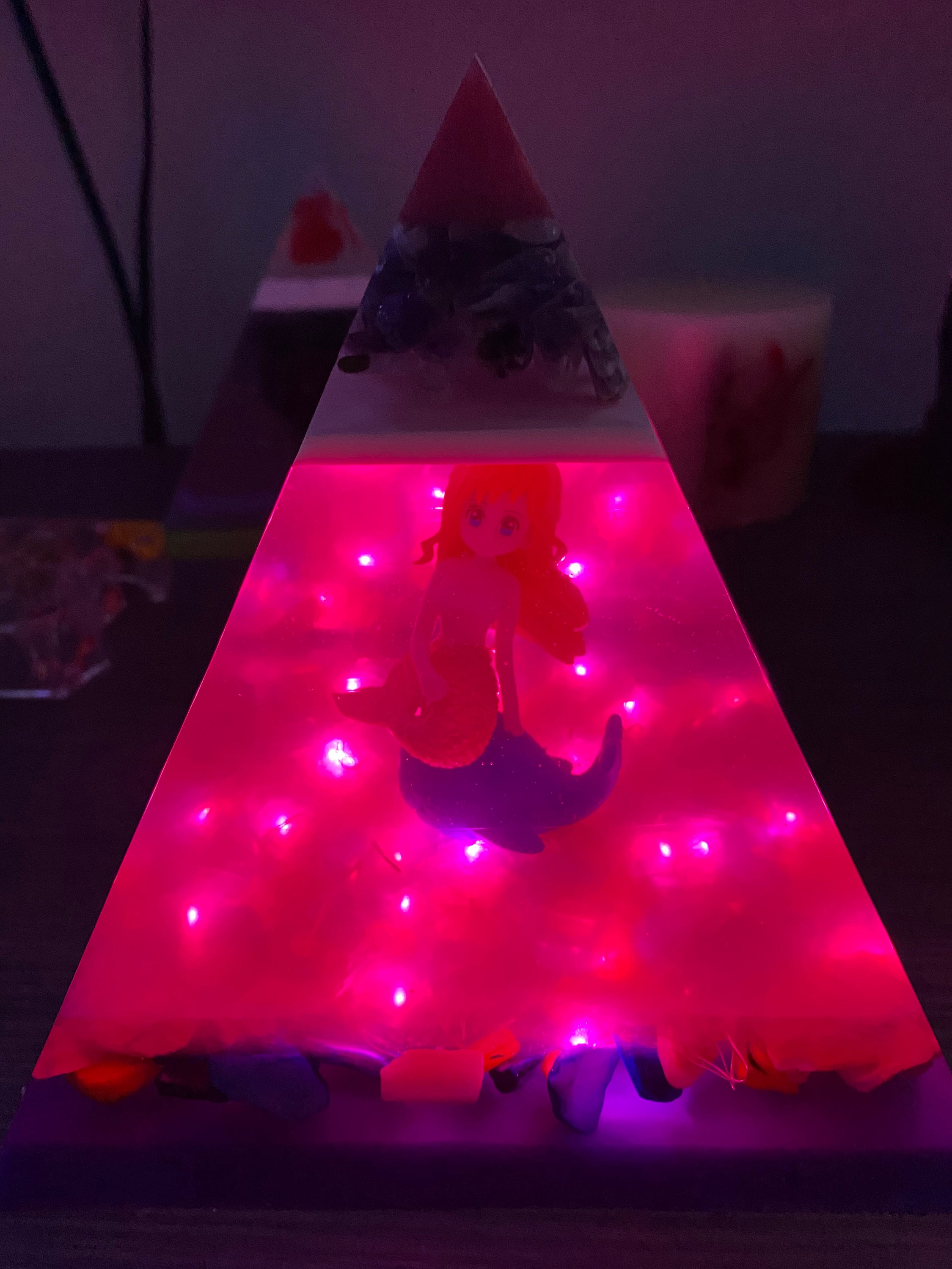 Custom Memorial Pyramid ( With Ashes ) - Etsy