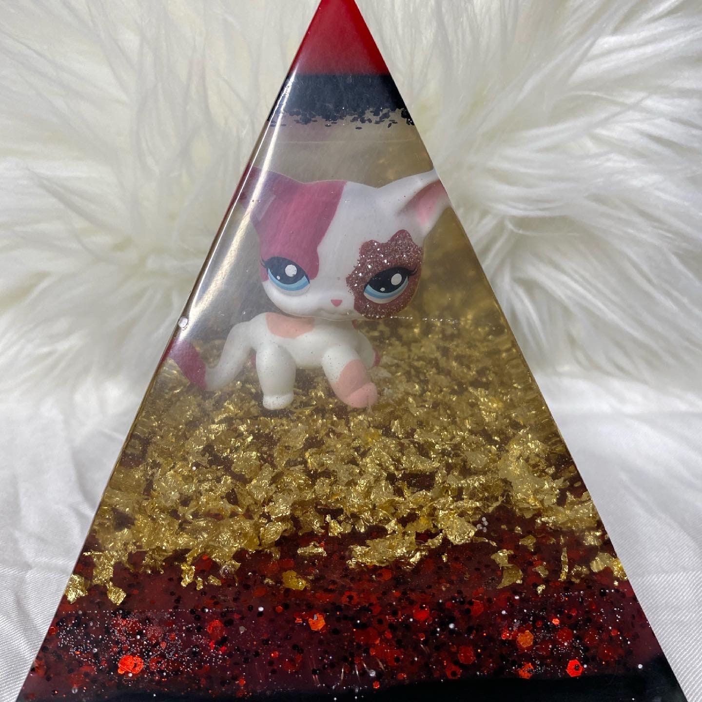 Custom Memorial Pyramid ( With Ashes ) - Etsy