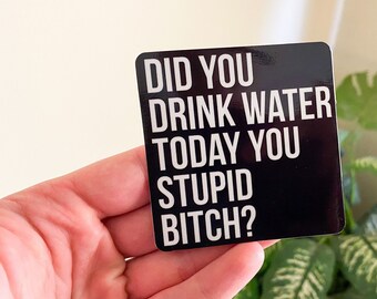 Thirsty Sticker - Etsy