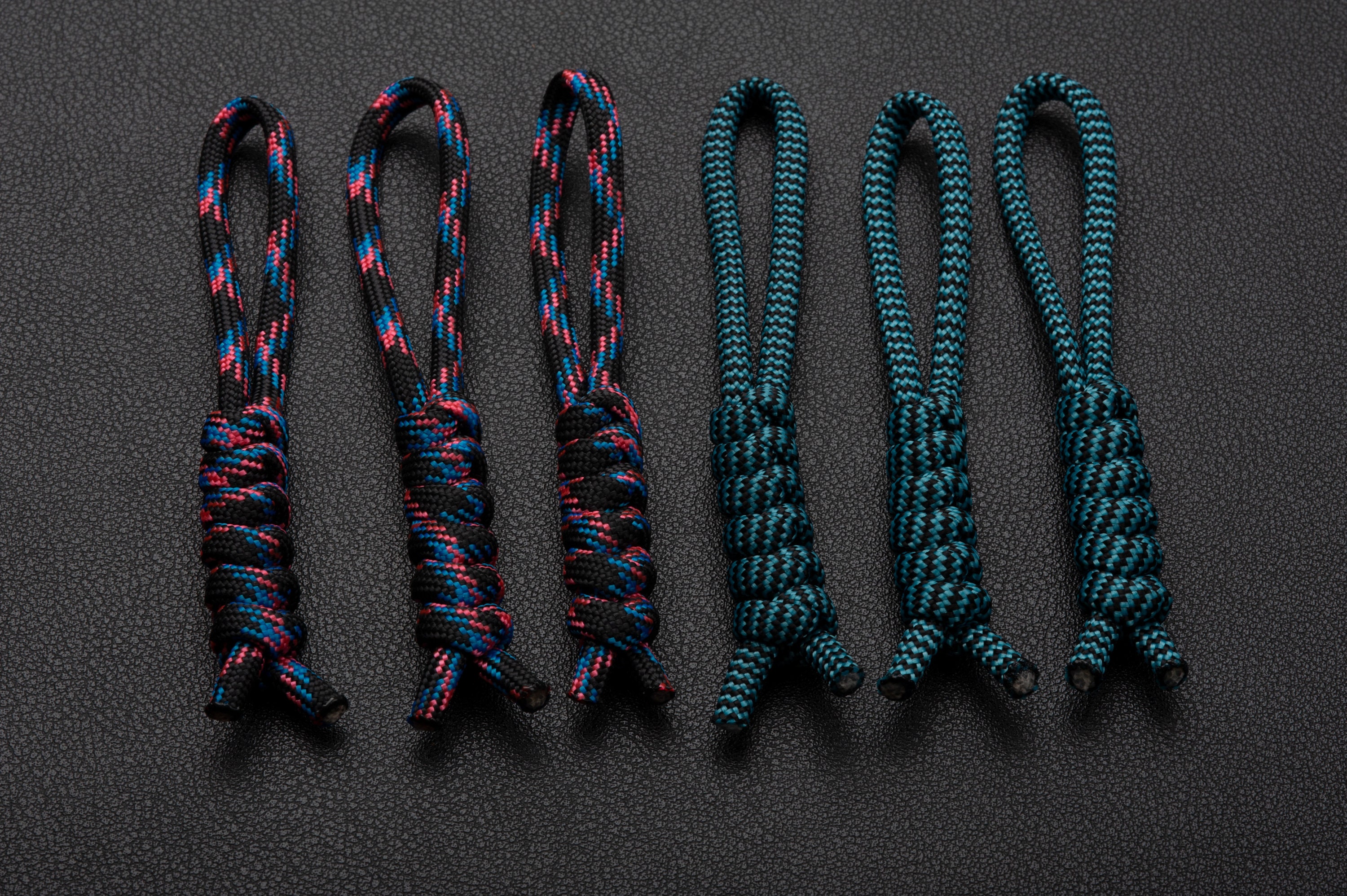 Snake Knot Paracord Zipper Pulls 3-pack or 6-pack Choose - Etsy