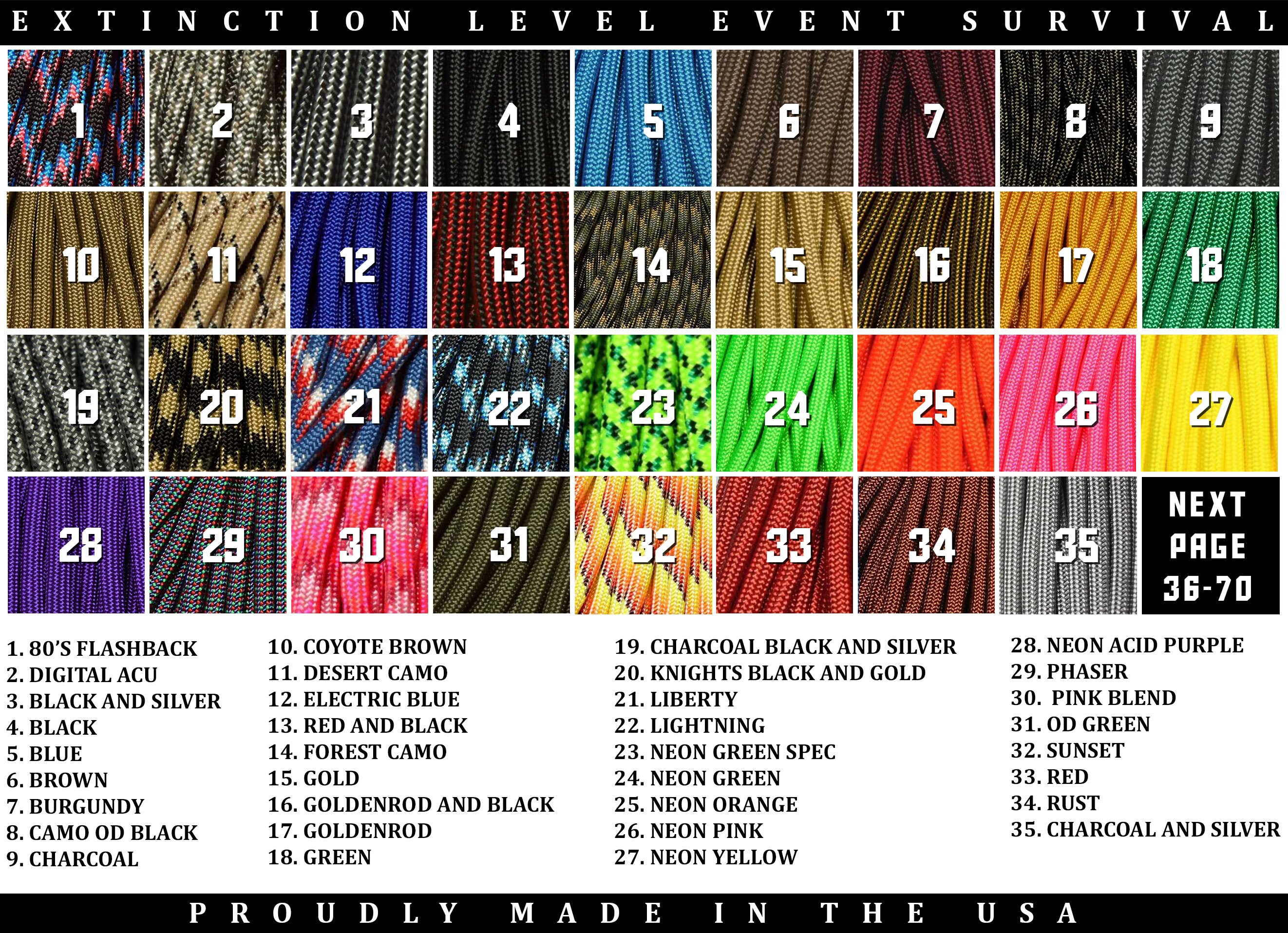 Snake Knot Paracord Zipper Pulls 3-pack 70 Colors to | Etsy