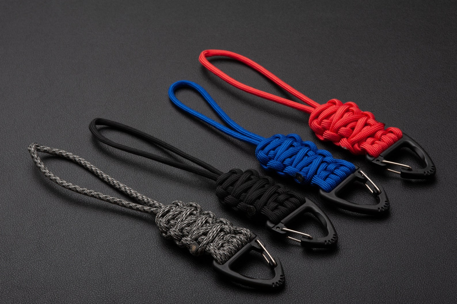 Triangle Carabiner EDC Tactical Paracord Knife Lanyard - Etsy