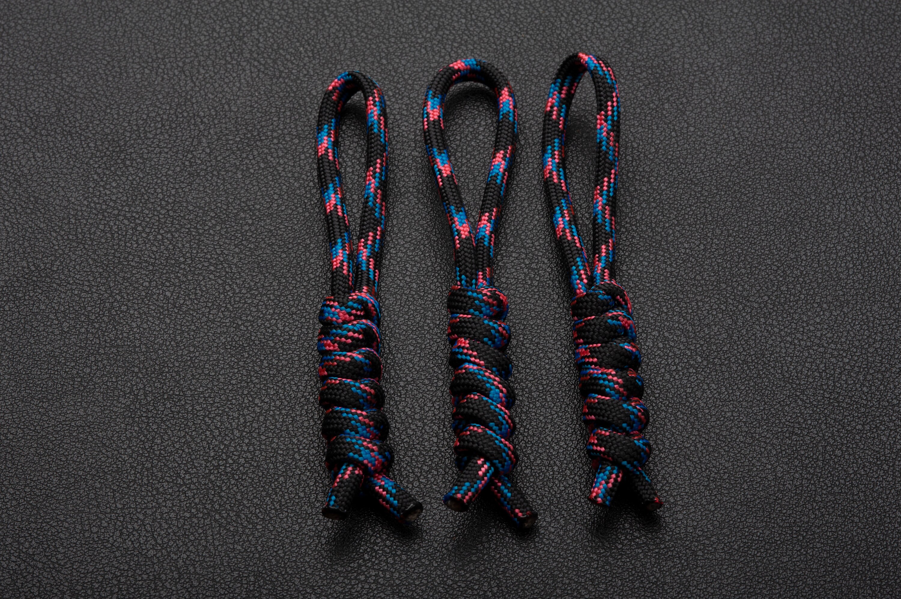 Snake Knot Paracord Zipper Pulls 3-pack or 6-pack Choose - Etsy