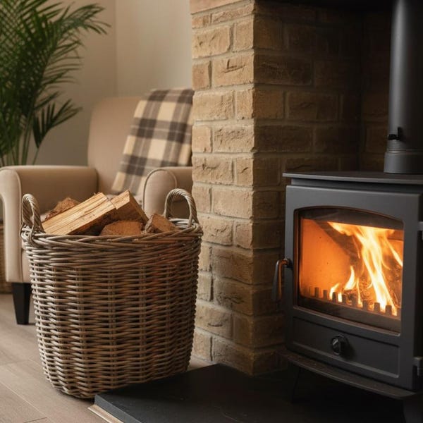 Extra Large Log Basket - Etsy UK