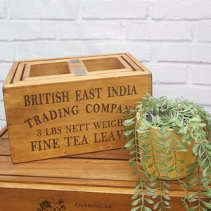 Solid Wooden Vintage Style Nesting Boxes Strong & Sturdy East India Tea ...