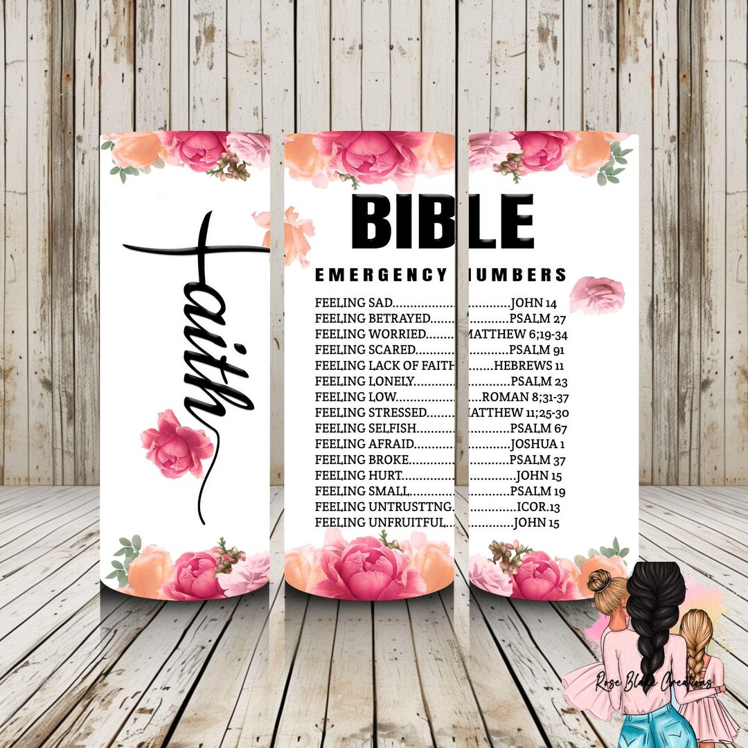 Bible Verse, Bible Tumbler, Bible Verse Tumbler, Religion, Religious ...