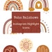 Rainbow Boho Instagram Story Highlight Icons Social Media - Etsy