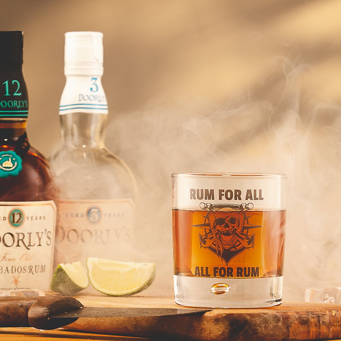 Rum Glass All for Rum and Rum for All Tumbler Skull Pirate - Etsy UK