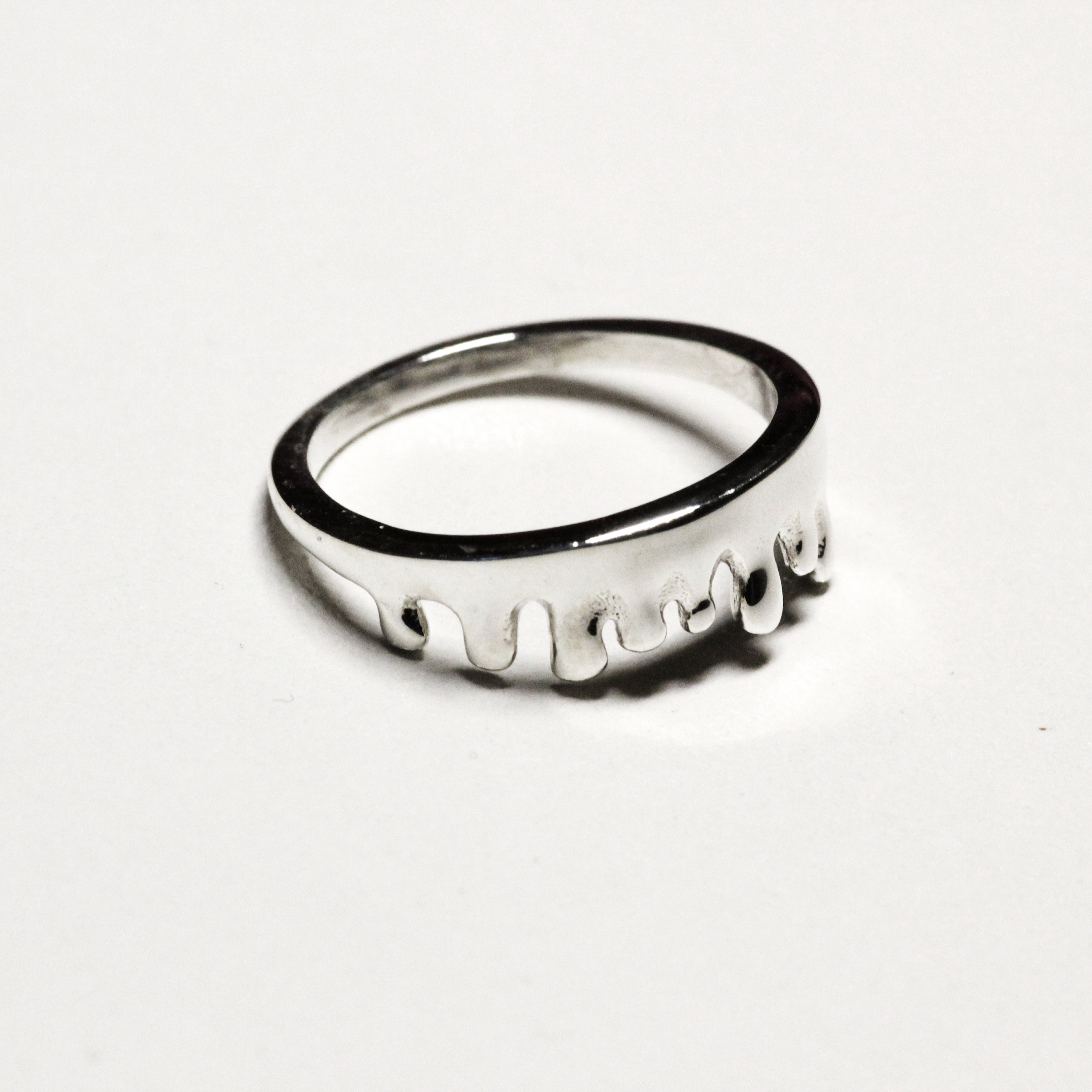 Drip Ring Edgy Alternative Jewelry Goth Jewelry Brands - Etsy
