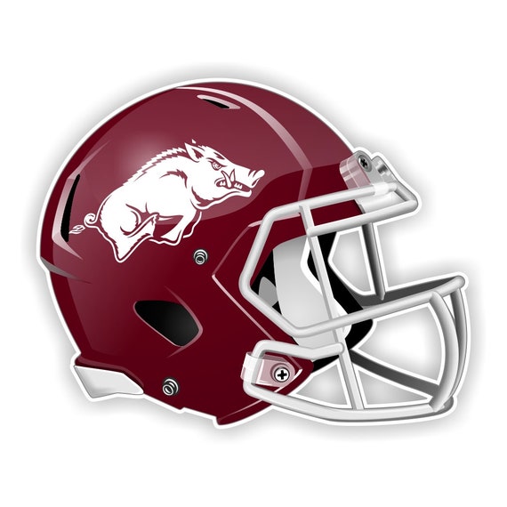 Arkansas Razorbacks Helmet Decal | Etsy
