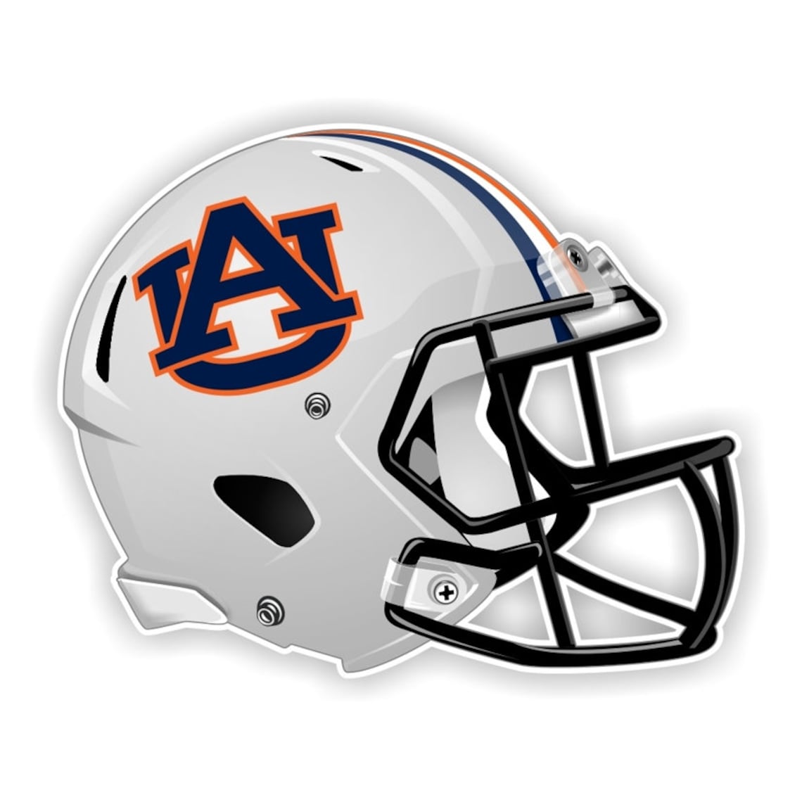 Auburn Tigers Helmet Decal | Etsy