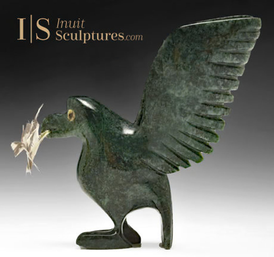 6" Bird With Feather by Pauloosie Padluq *home Renovations* Original ...