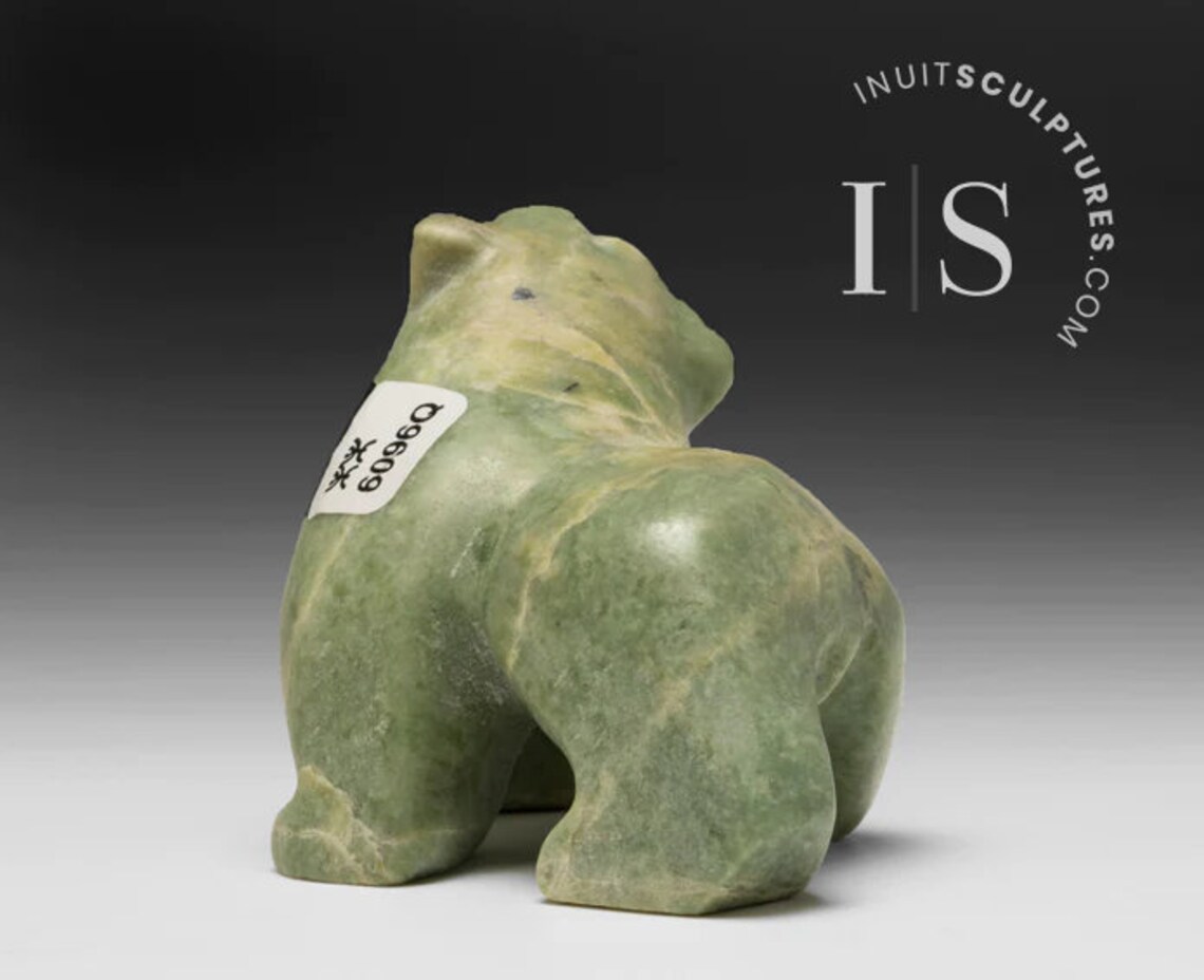 4 Walking Bear by Oqituk Shaa tippy Toes Original Inuit Sculpture, Cape ...