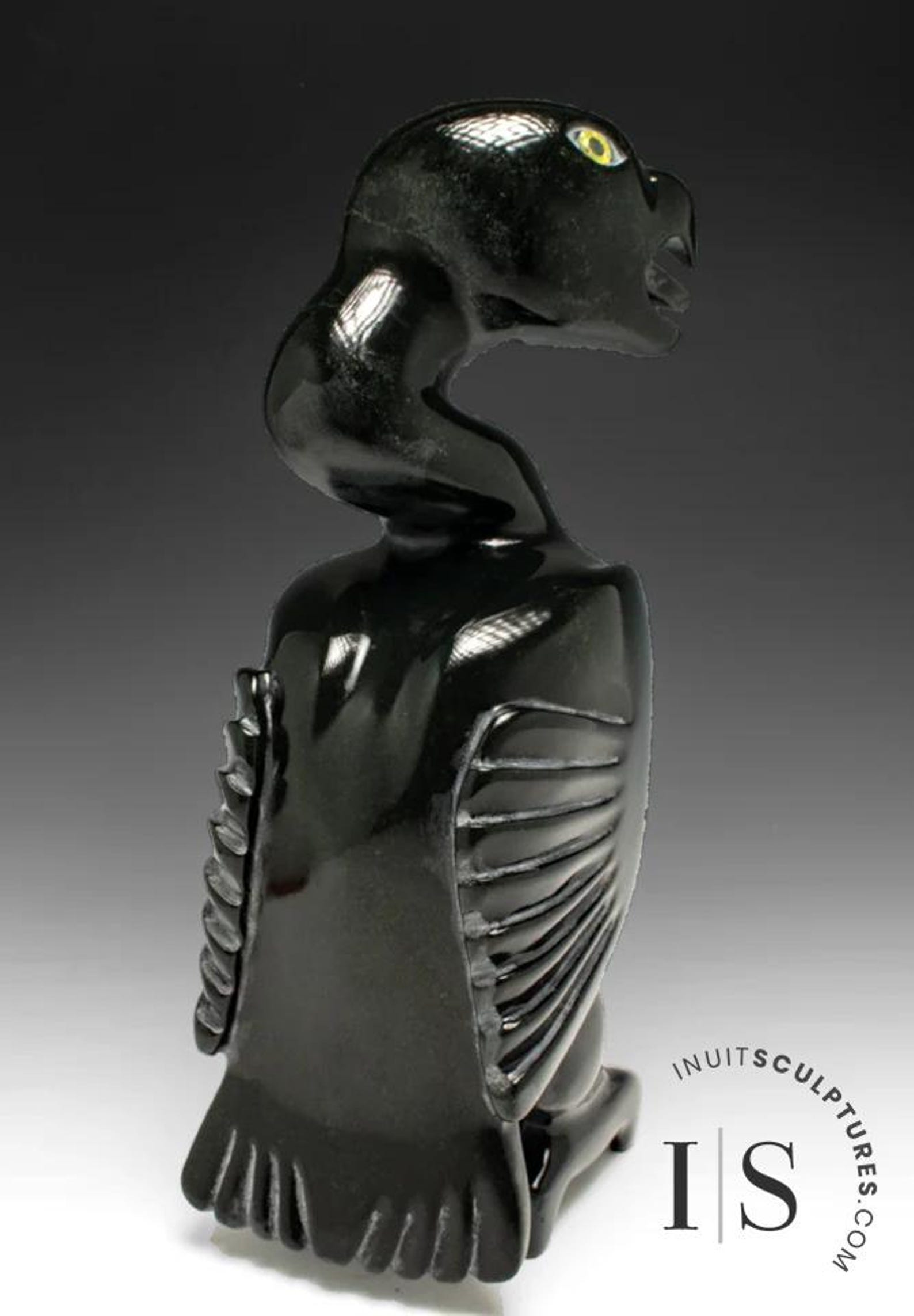 15" Long Neck Bird Spirit by Master Carver Toonoo Sharky *intrepid ...