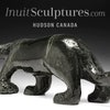 13" SIGNATURE Walking Bear by Tim Pee Original Inuit Sculpture, Cape ...