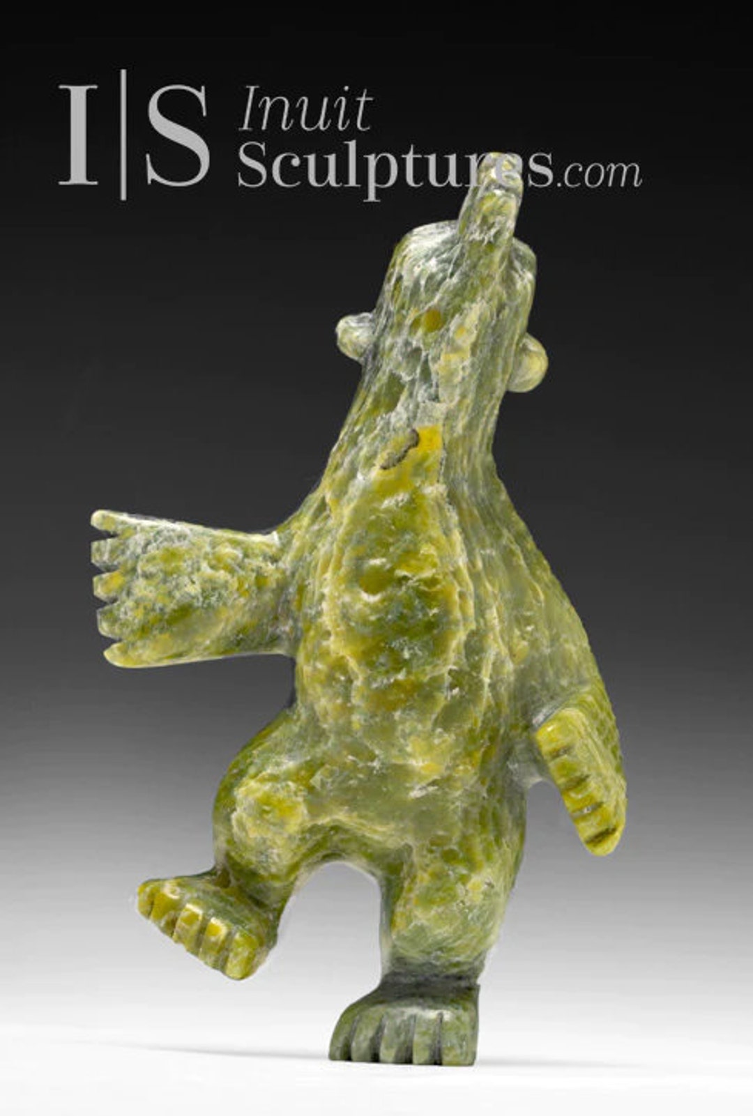 5 Dancing Bear by Moe Pootoogook right This Way Original Inuit ...