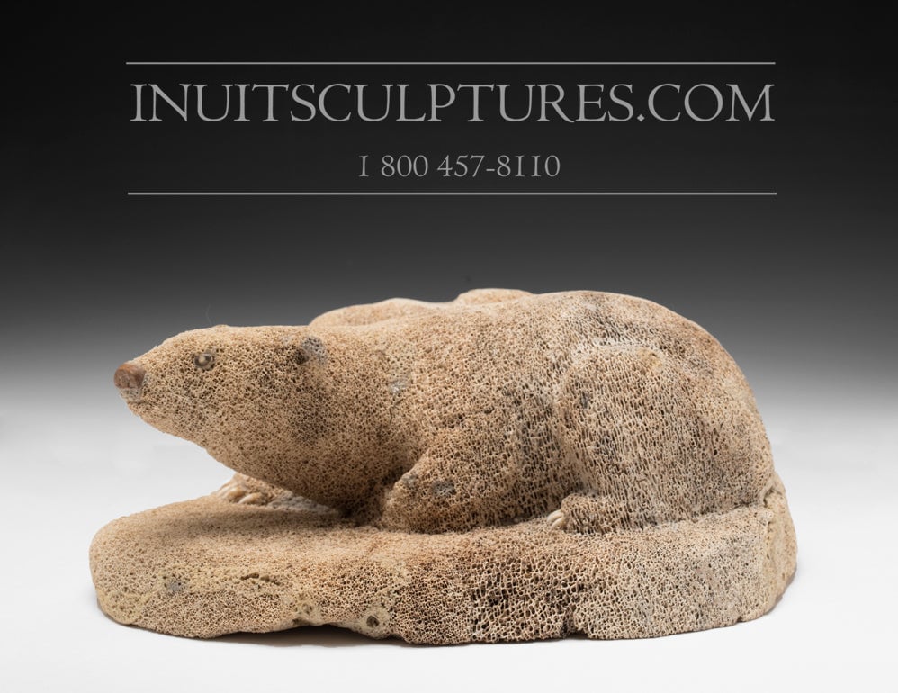 10 Polar Bear by Inuk Charlie snuggly Inuit Sculpture - Etsy