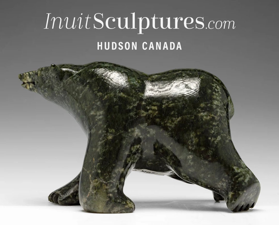 6" 2 Way Dancing/walking Bear by Oqituq Shaa *acrobat* Original Inuit ...