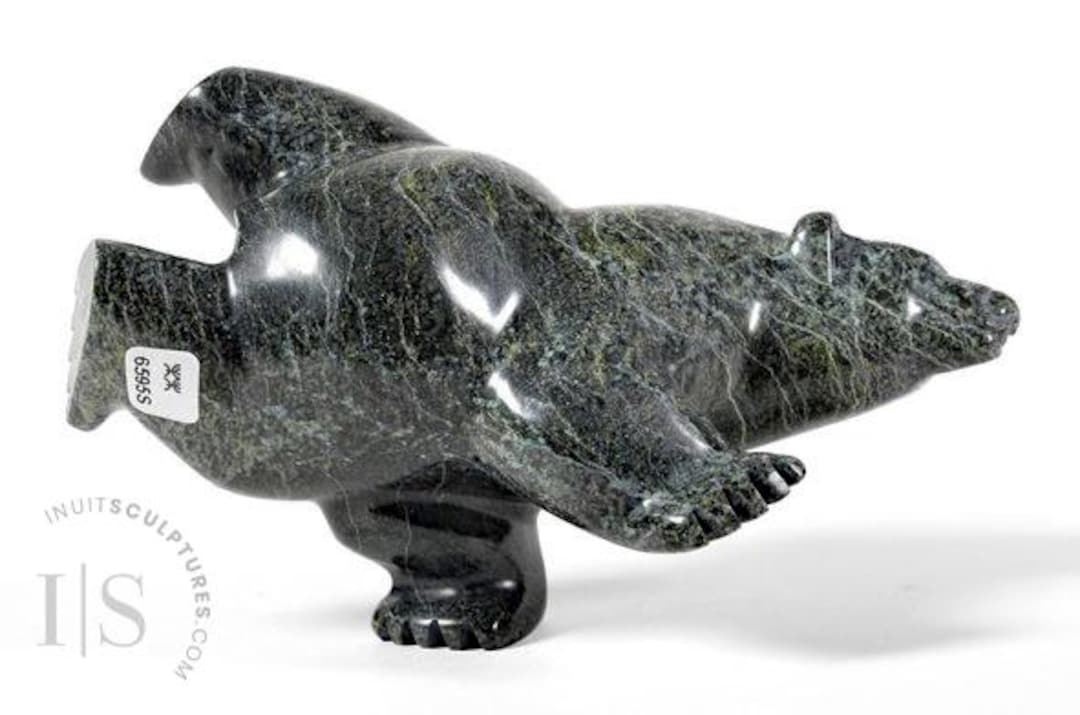 8.5" Two Way Dancing Bear by Isaaci Petaulassie *harvard* Original ...