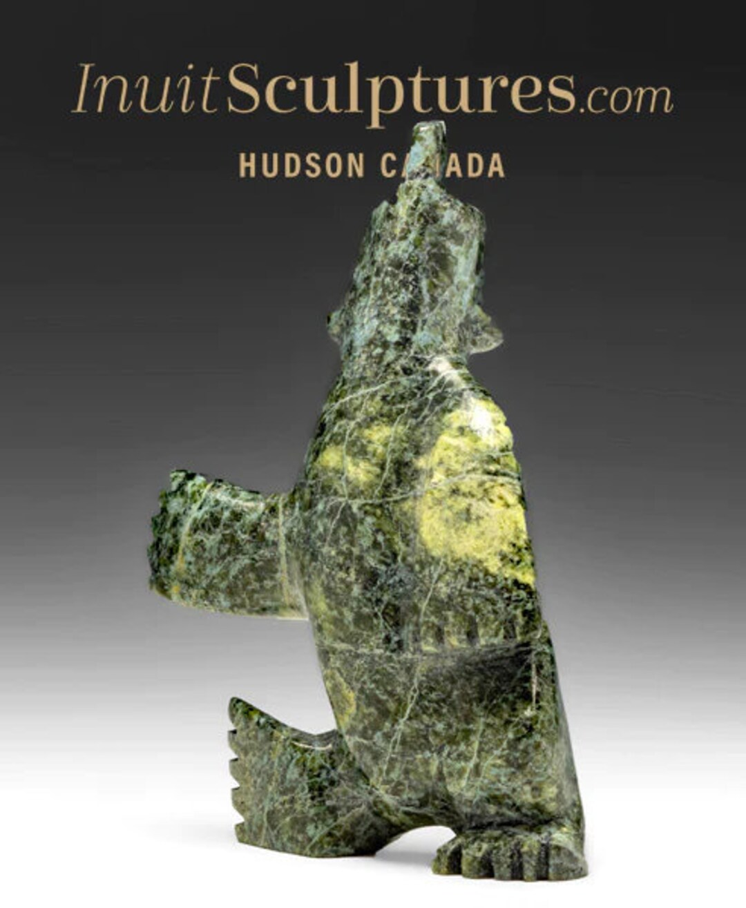 4" Dancing Bear by Moe Pootoogook *dancing Dandy* Original Inuit ...