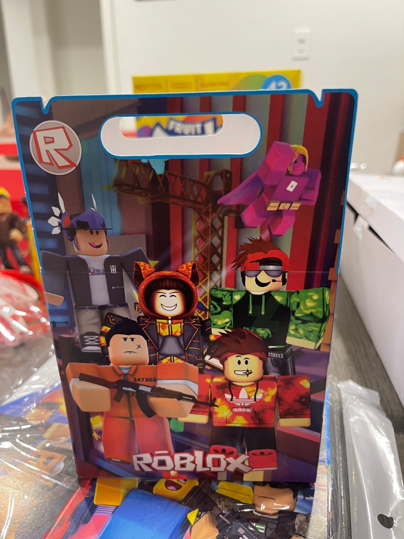 Roblox Goodie Bags Candy Party Favors Box Treats Gamer | Etsy