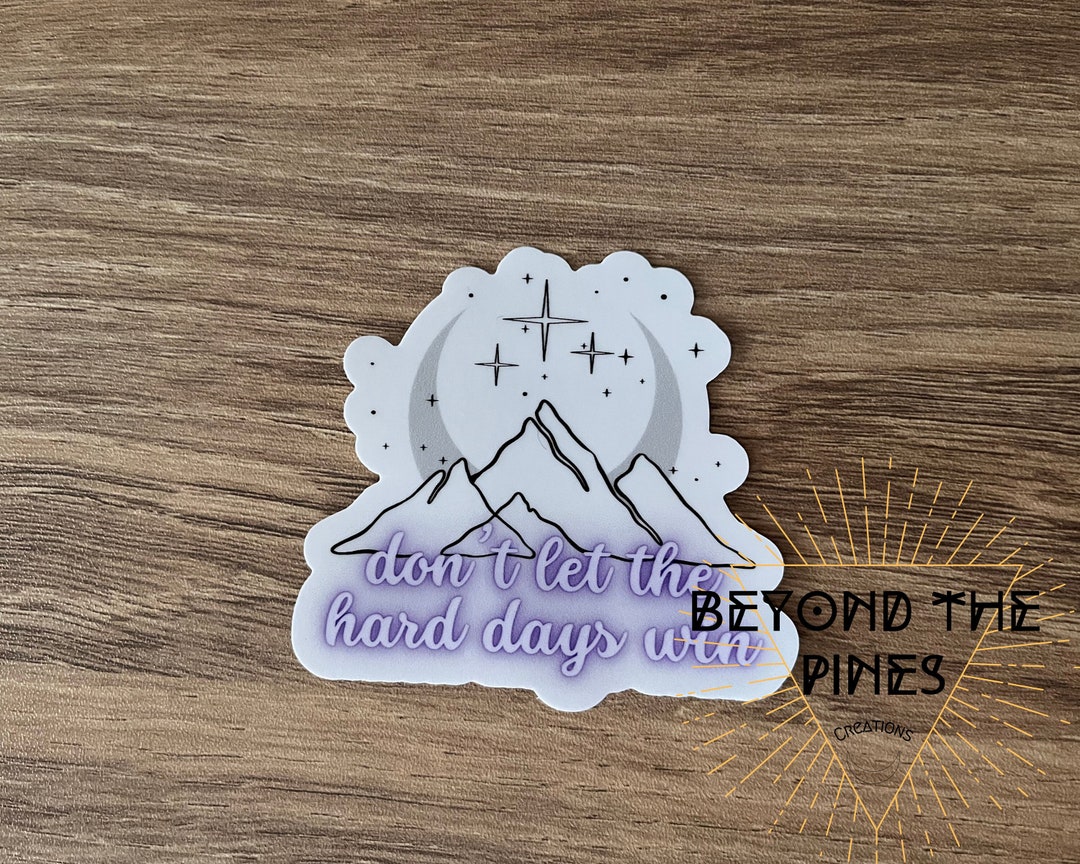 ACOTAR Inspired Sticker, SJM Maas Fandom, Night Court Sigil, Vinyl ...